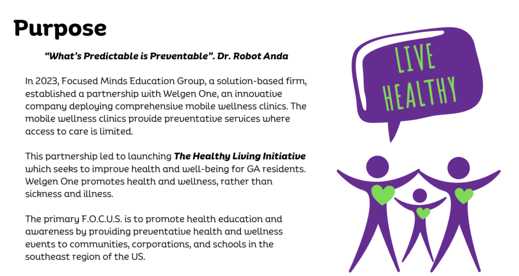 Healthy Living Initiative for Better Health and Wellness